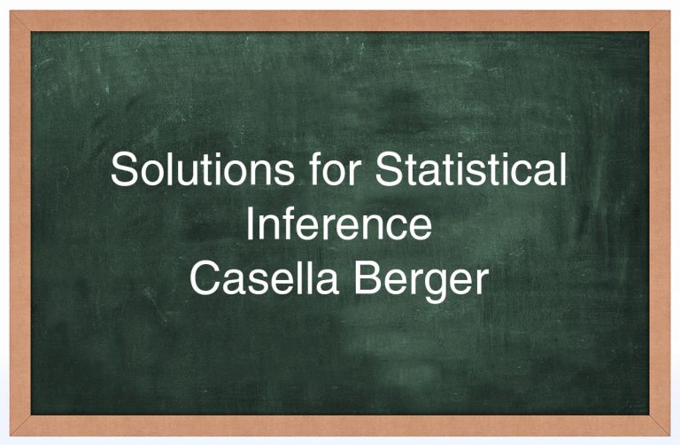 Solutions for Statistical Inference - Casella Berger - Tài Liệu Toán ...